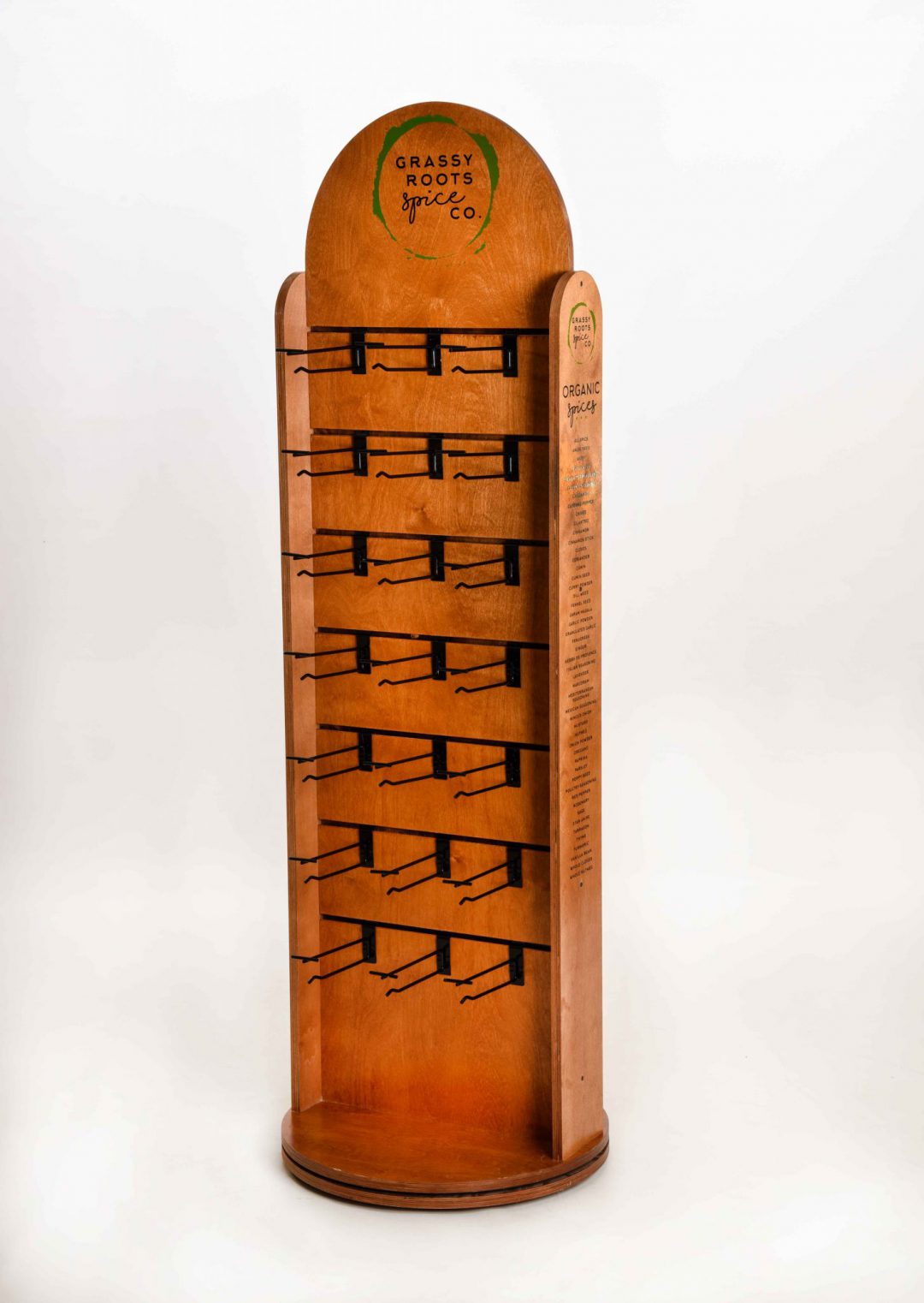 Creative Snacks Spice Spinner Display - Dunning Displays